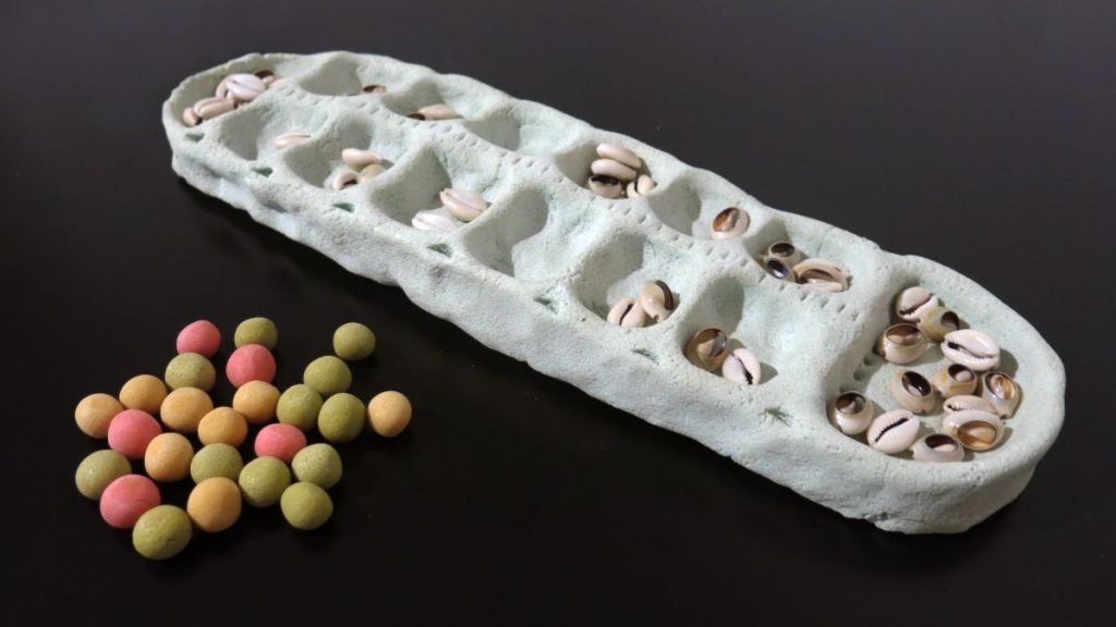 Tabuleiro Wari_Mancala - Museu de Arte Sacra de São Paulo