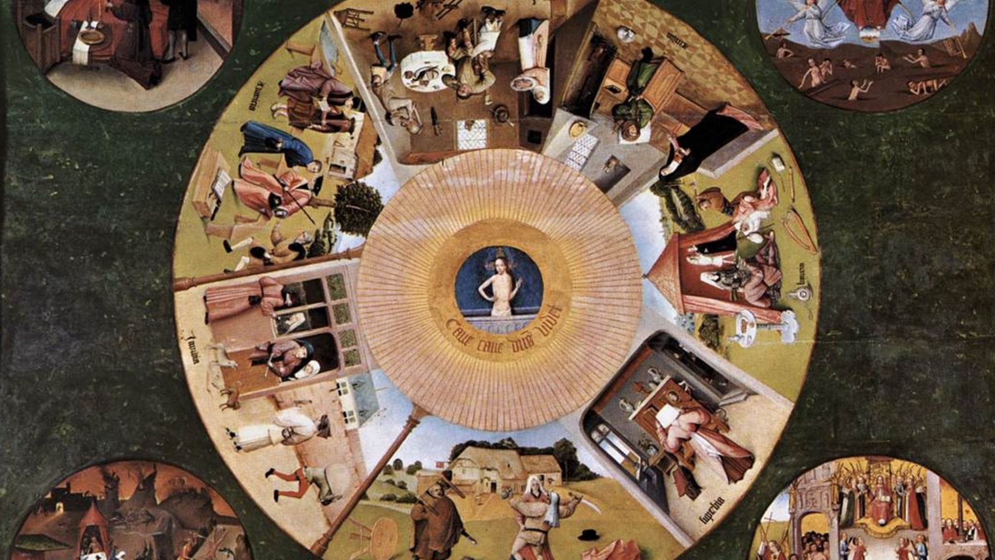 Hyeronimus Bosh - os sete pecados capitais - 1480 Prado - Museu de Arte ...